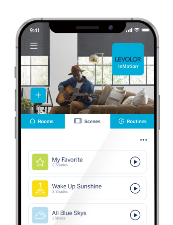Motorized Window Blinds & Shades for Smart Homes | LEVOLOR