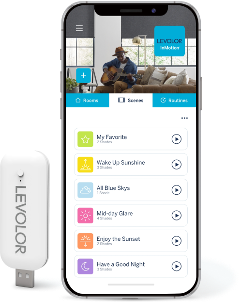 Motorized Window Blinds & Shades for Smart Homes | LEVOLOR