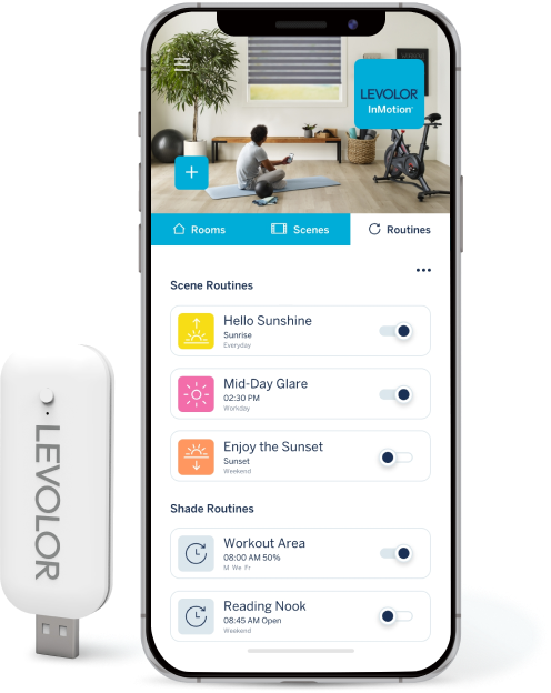 Motorized Window Blinds & Shades for Smart Homes | LEVOLOR