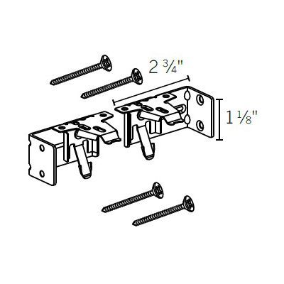 Motorized End Mount Bracket Kit Gen3