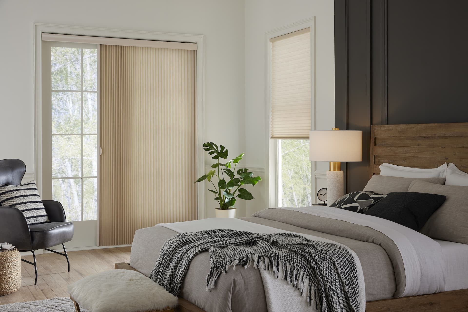 Custom Vertical Cellular Shades