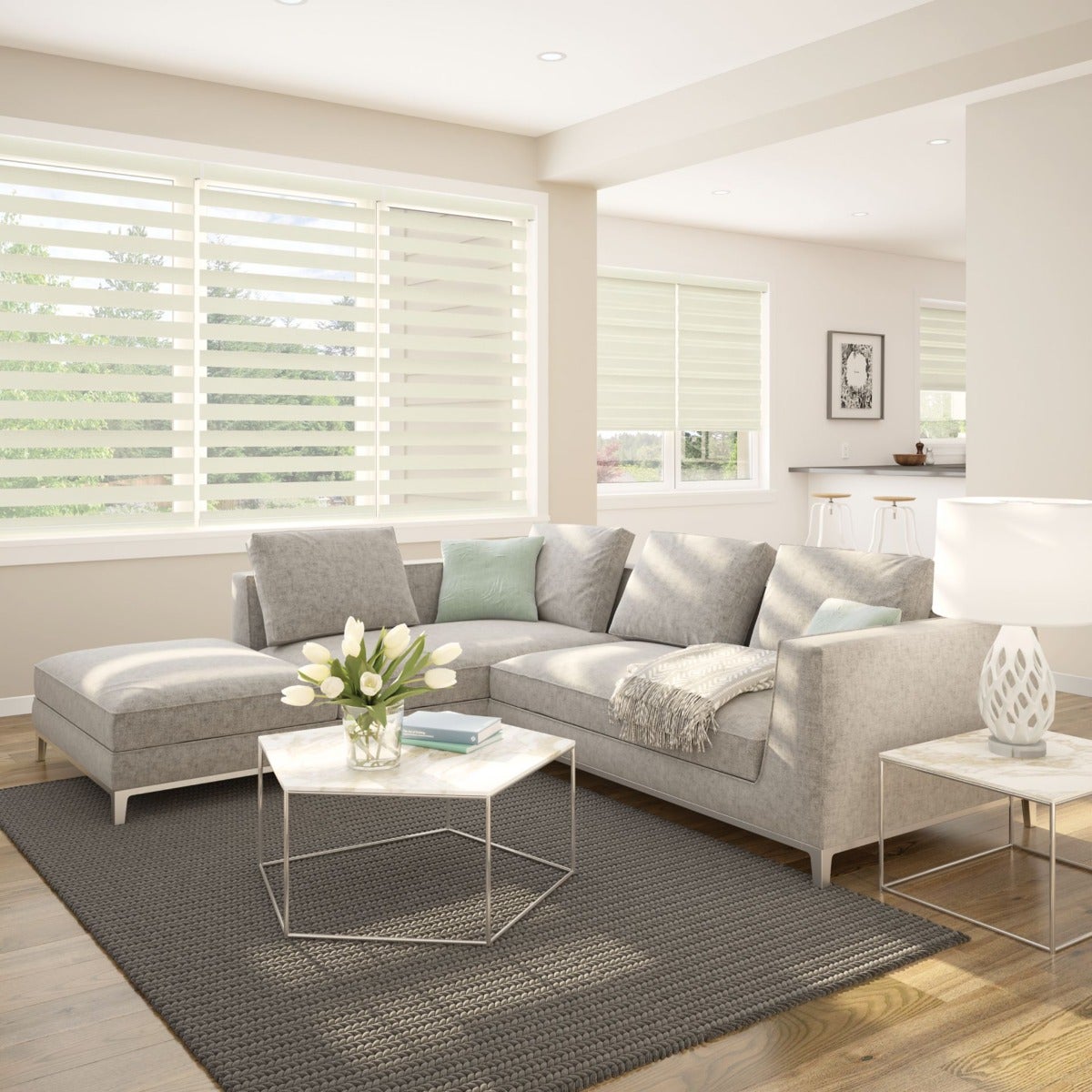 Custom Banded Shades (Zebra Blinds) - Products | Levolor
